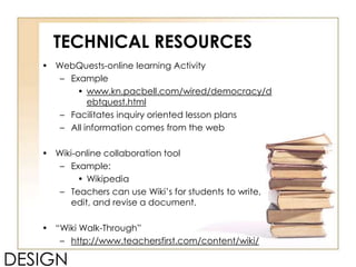 WebQuest Lesson Plans For Wiki Projects | PPTX