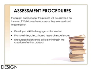 WebQuest Lesson Plans For Wiki Projects | PPTX