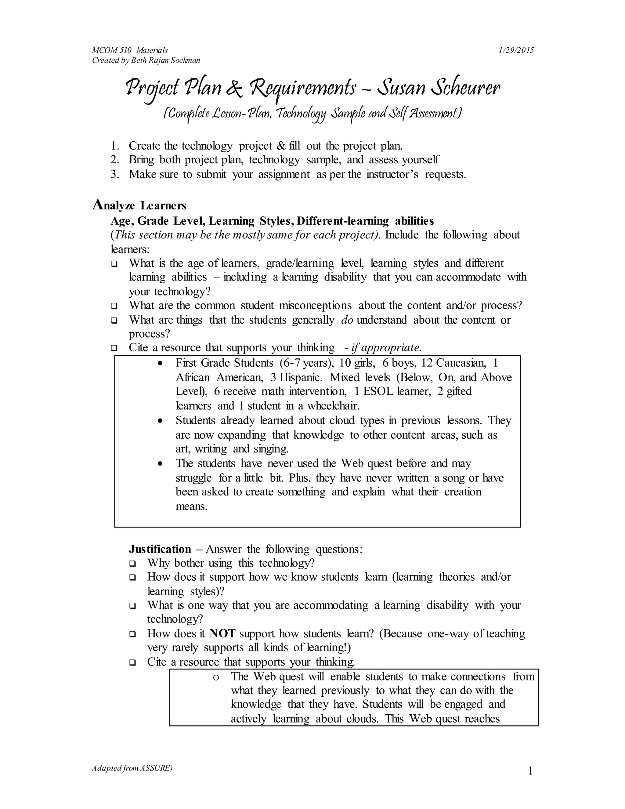 WebQuest Lesson Plan | DOCX | Internet for Beginners | Internet