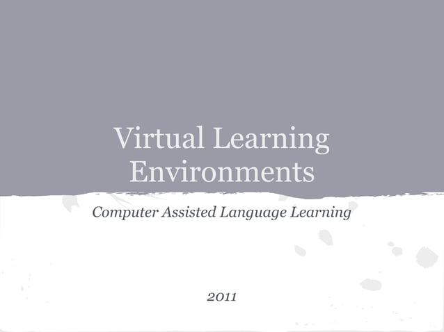 VIRTUAL LEARNING ENVIRONMENTS | PDF