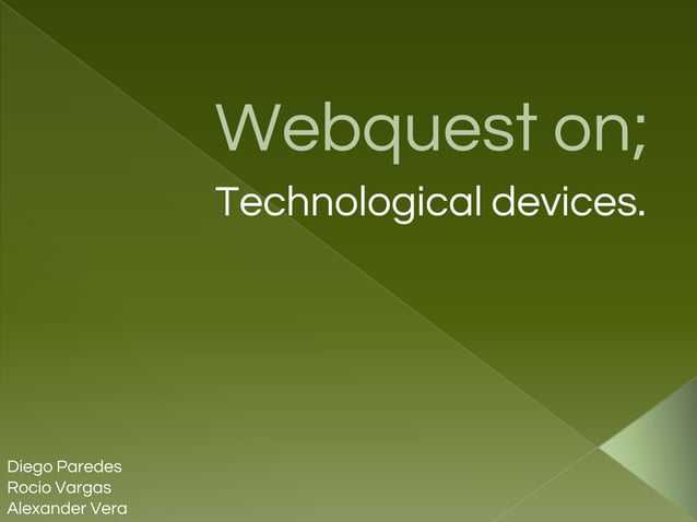 Webquest Technology | PPTX