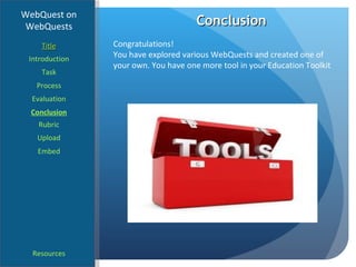 WebQuest on WebQuests for Educators | PPT