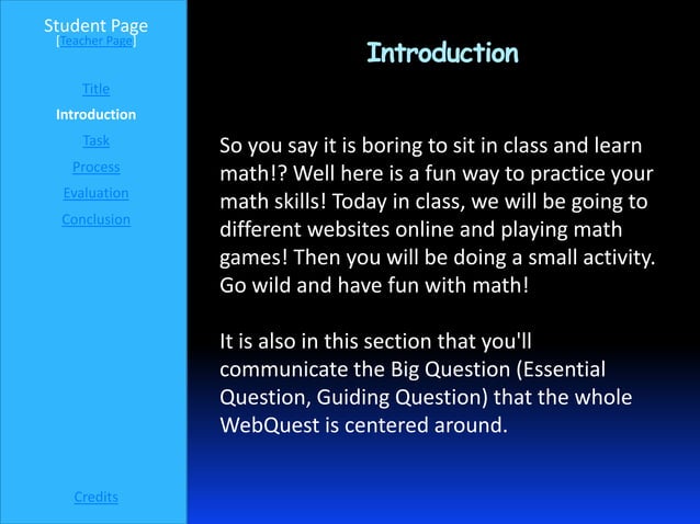 Math Webquest | PPT