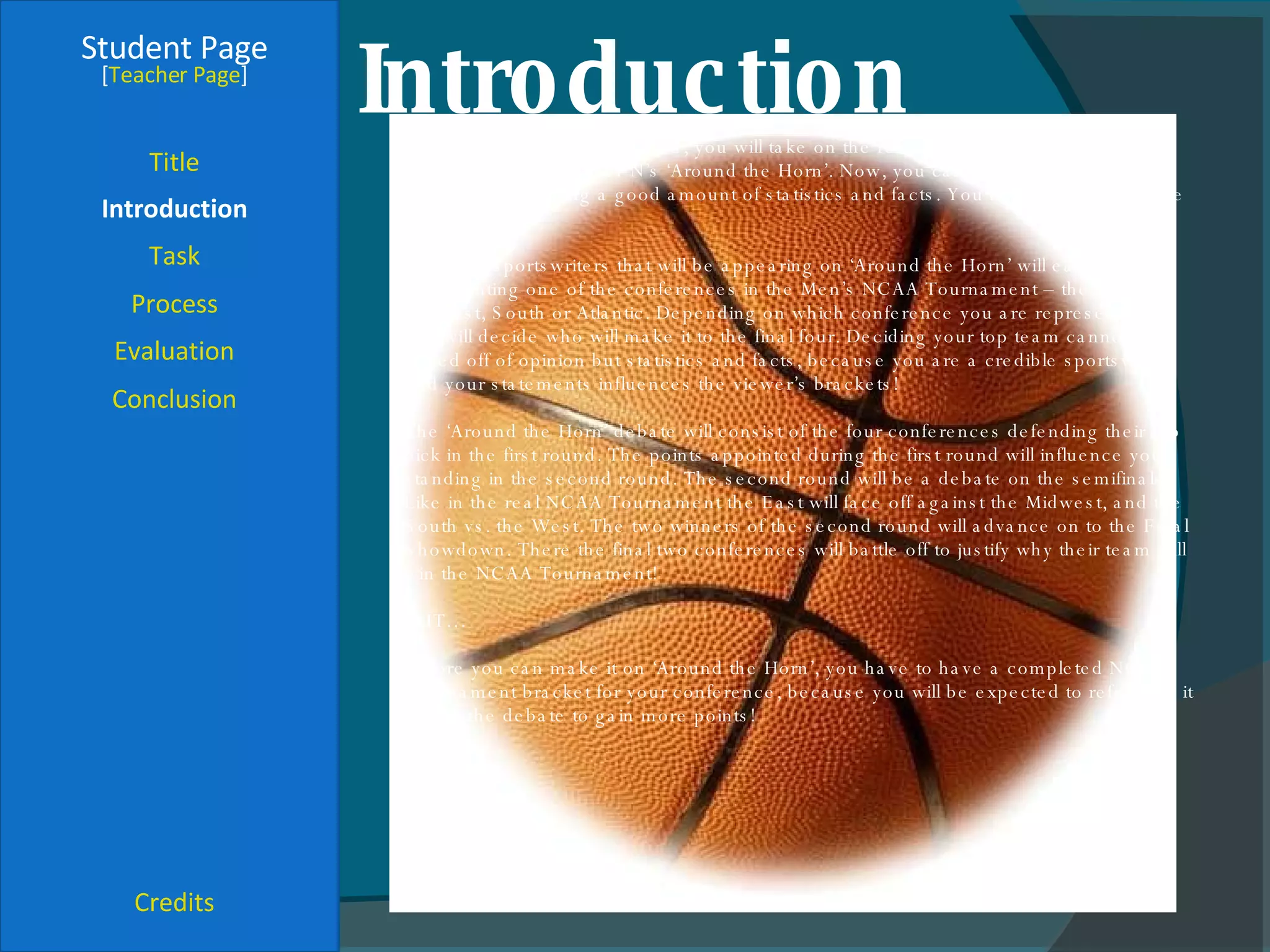 Webquest Powerpoint | PPT | Basketball | Sports