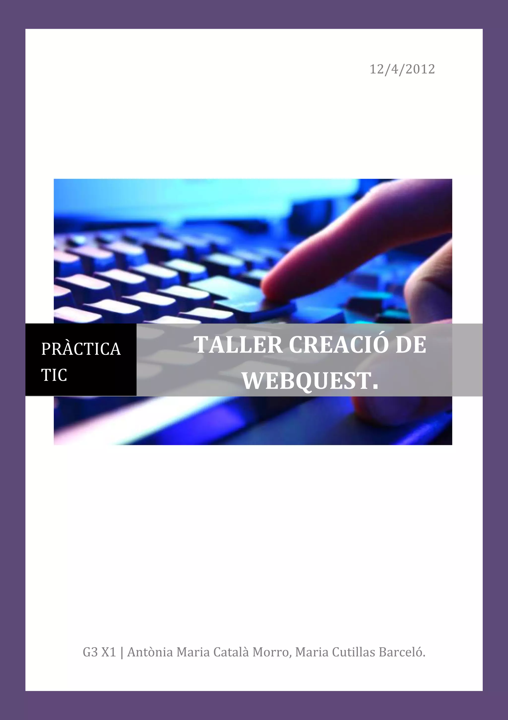 Webquest practica | PDF