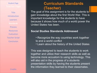 Webquest project | PPT