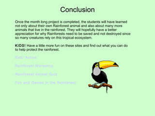 Web Quest Rainforest | PPT