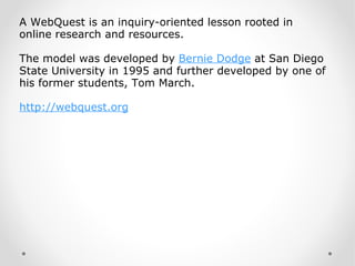 Webquests | PPT