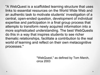 Webquests | PPT