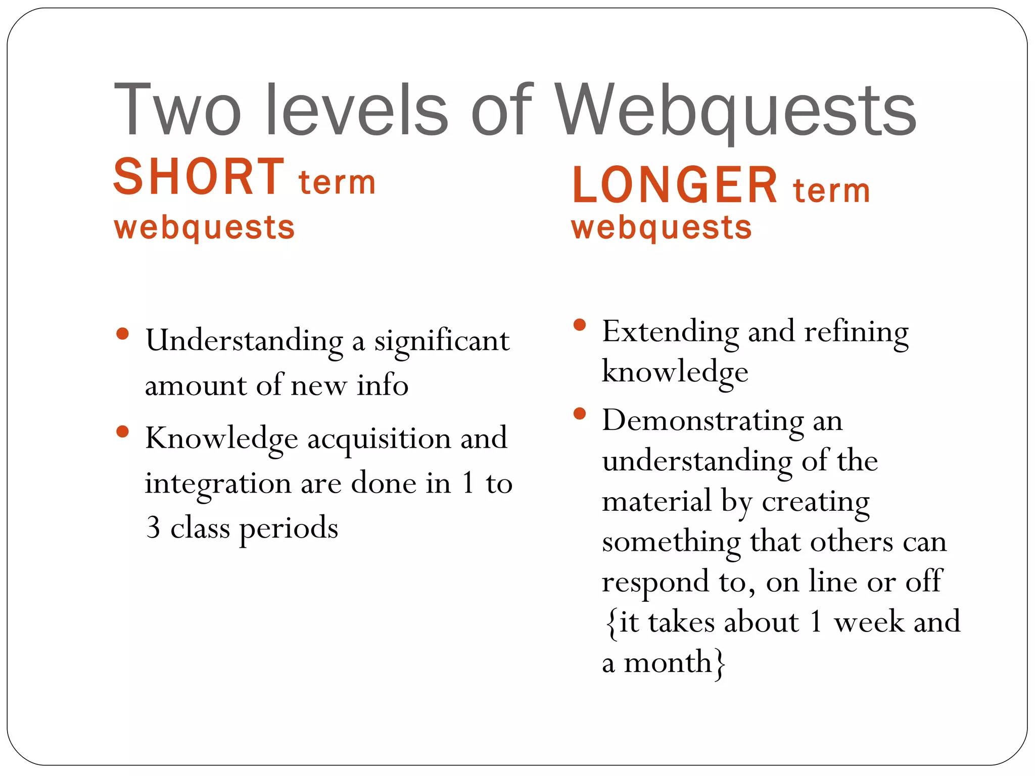 Webquests | PPT
