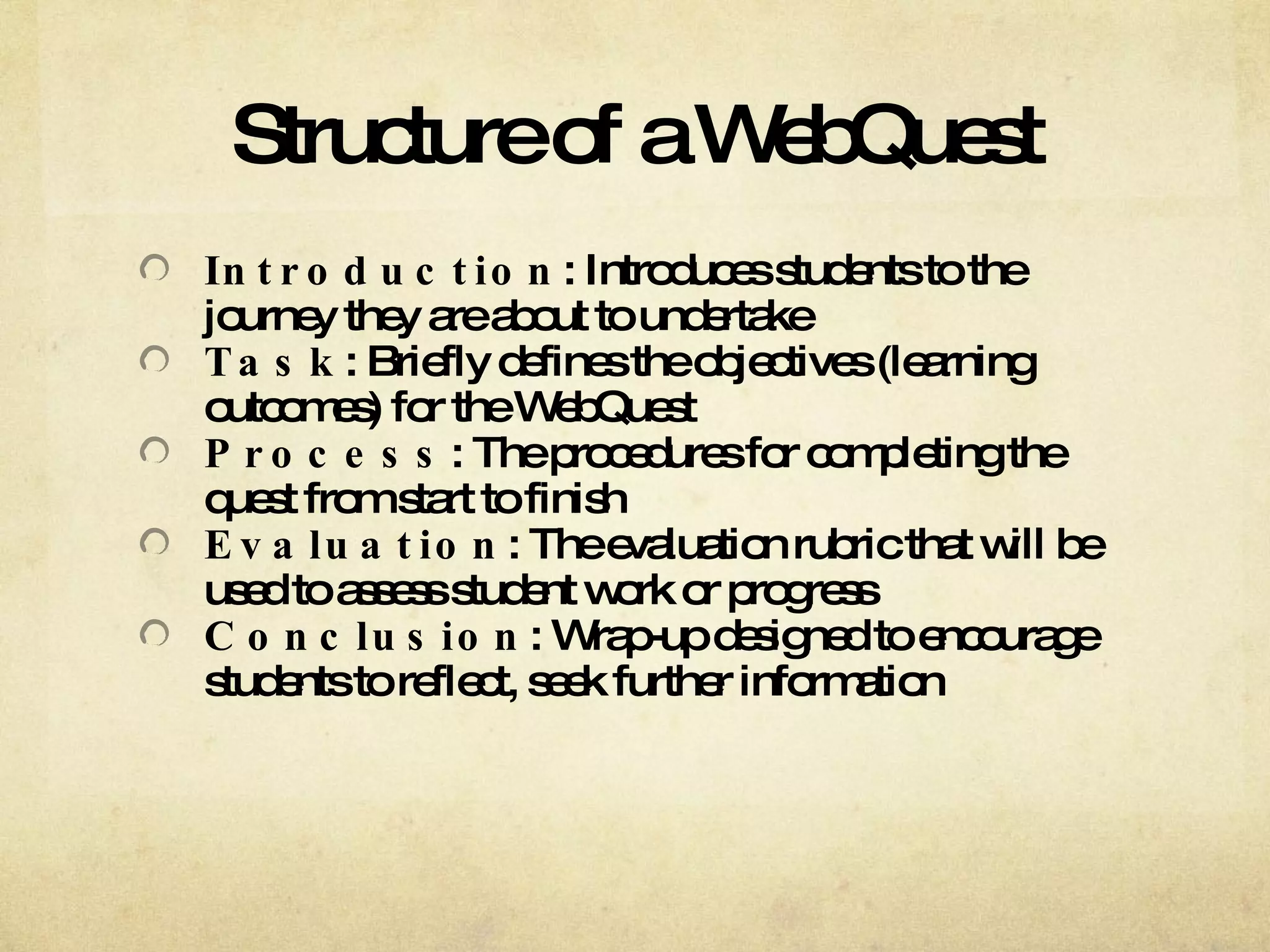 All About Webquests | PPT