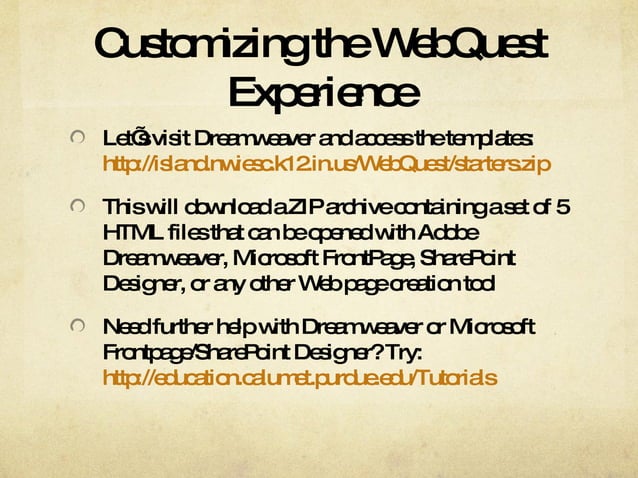 All About Webquests | PPT
