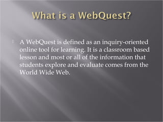 Web quests | PPT