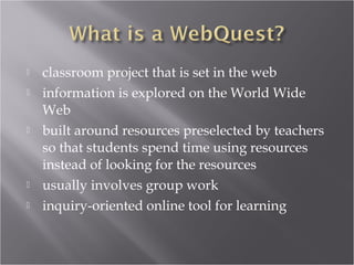 Web quests | PPT