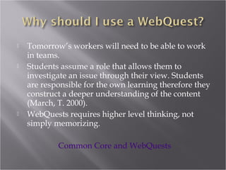 Web quests | PPT