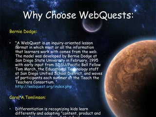 Web Quests And Beyond! | PPT | Educational Assessment | Education