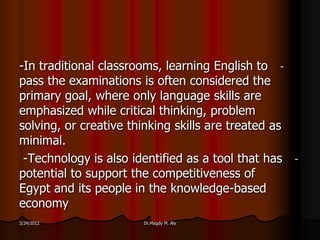 Webquests and EFL teaching and learning | PPT