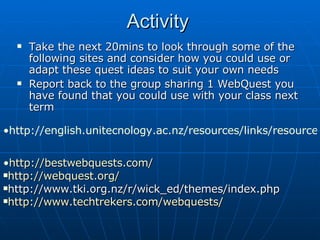 Webquests | PPT