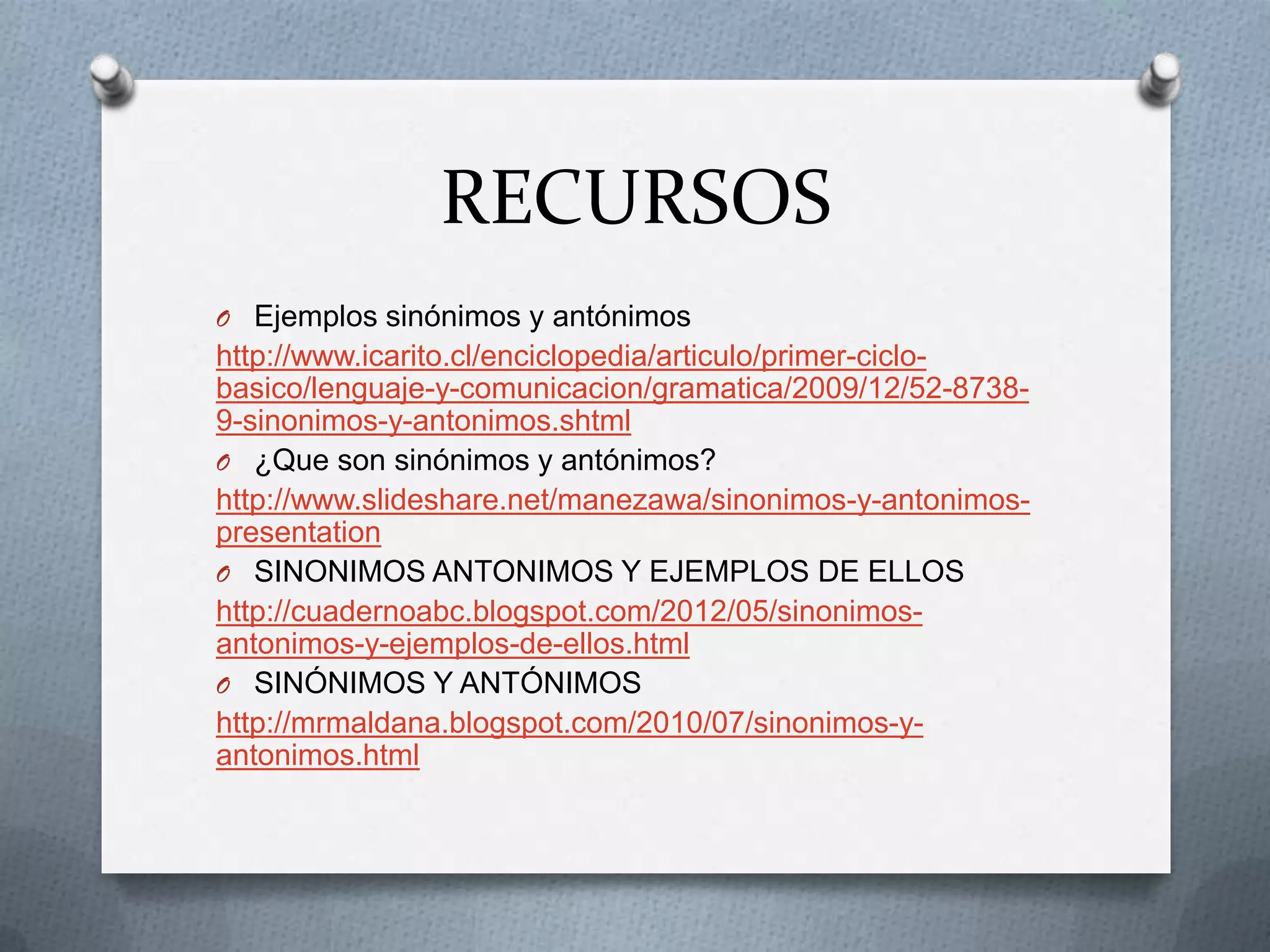 Webquest sinonimos y antonimos reglas ortograficas | PPT