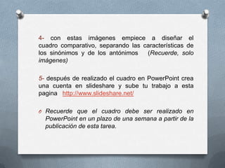 Webquest sinonimos y antonimos reglas ortograficas | PPTX