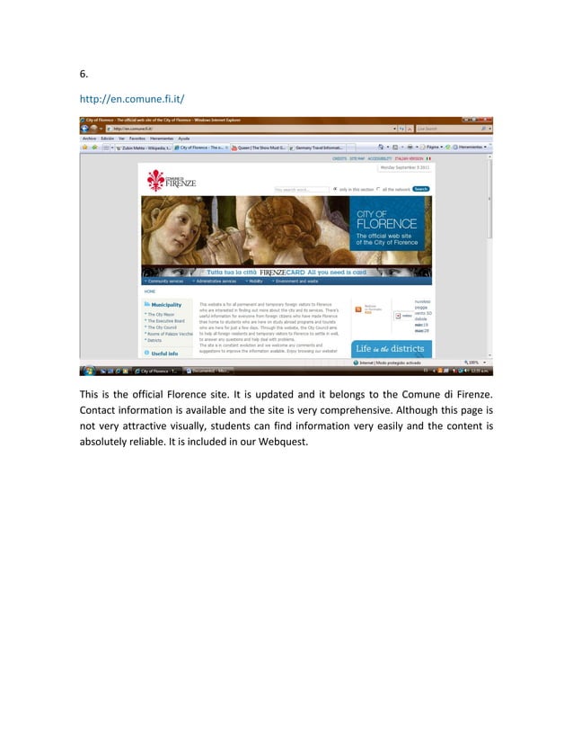 Webquest site evaluation | DOC