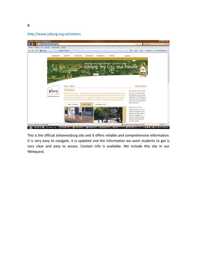 Webquest site evaluation | PDF
