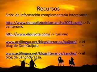 Webquest sobre El Quijote | PDF