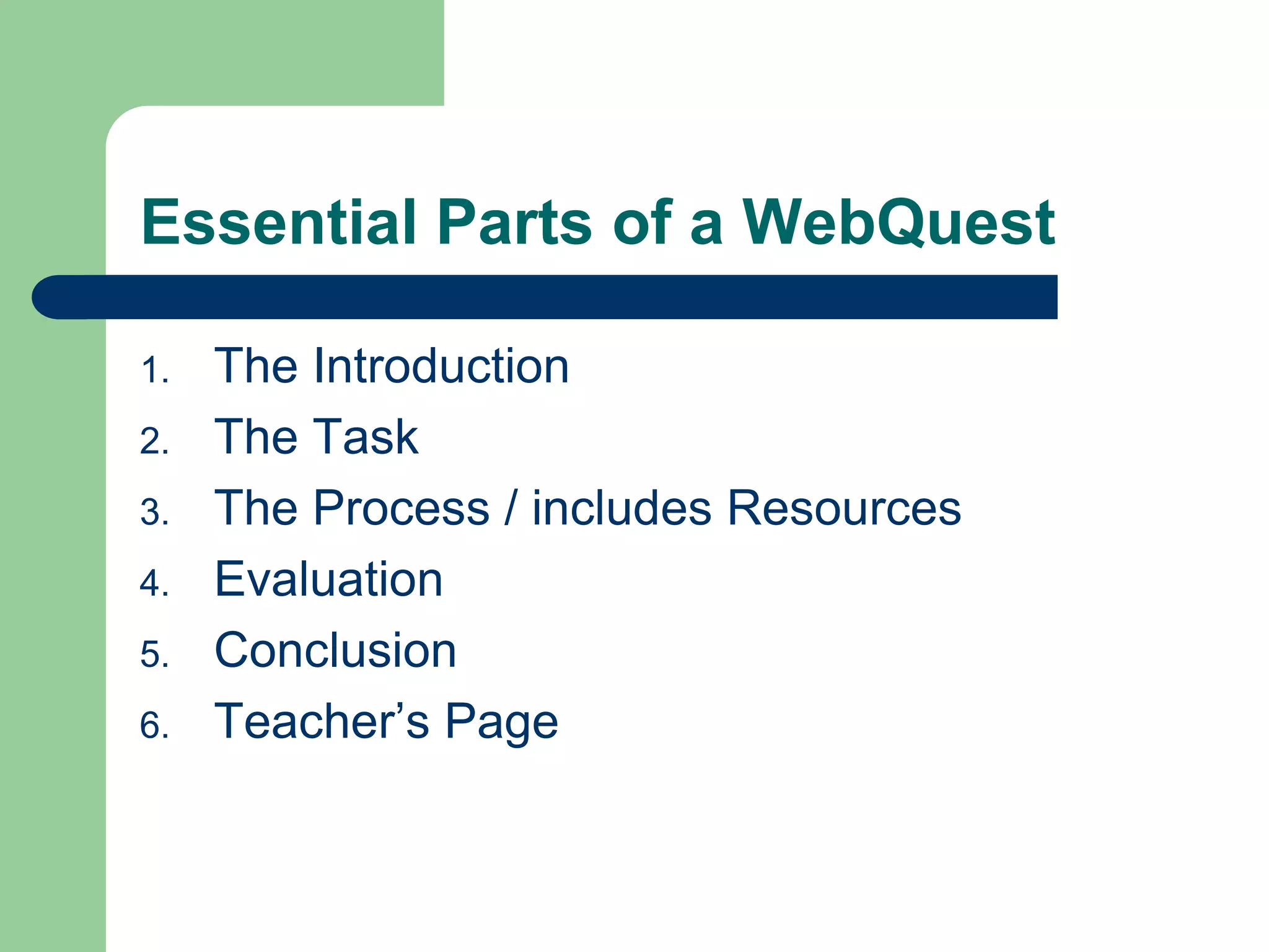 Webquests ppt | PPTX | Educational Assessment | Education