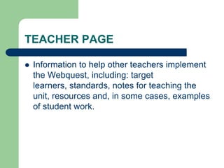 Webquests ppt | PPTX | Educational Assessment | Education