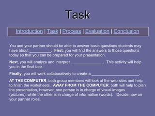 Web quest template | POTX
