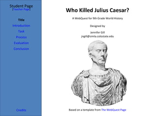 Who Killed Julius Caesar? | PPT
