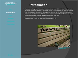 Multi-Genre Poetry Webquest | PPT