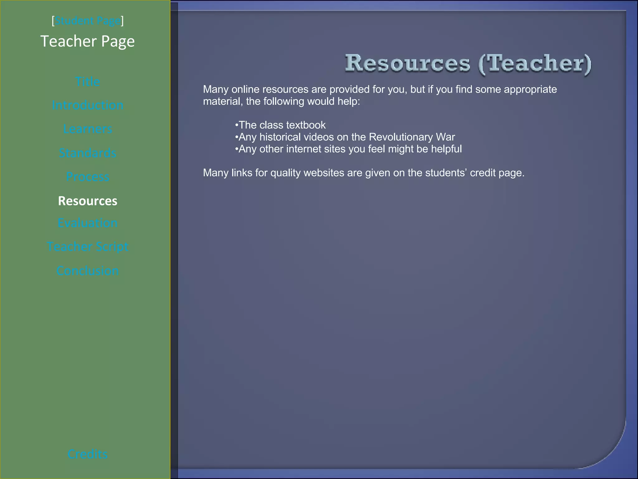 Revolutionary War Webquest | PPT