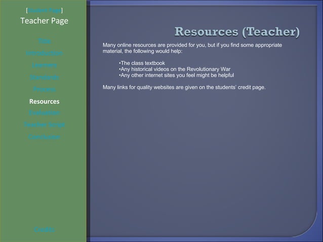 Revolutionary War Webquest | PPT