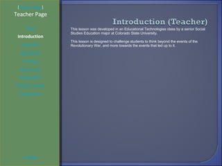 Revolutionary War Webquest | PPT