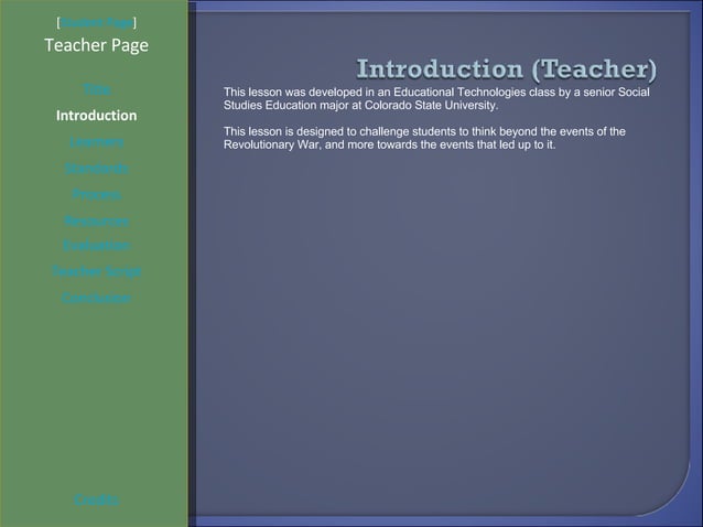 Revolutionary War Webquest | PPT