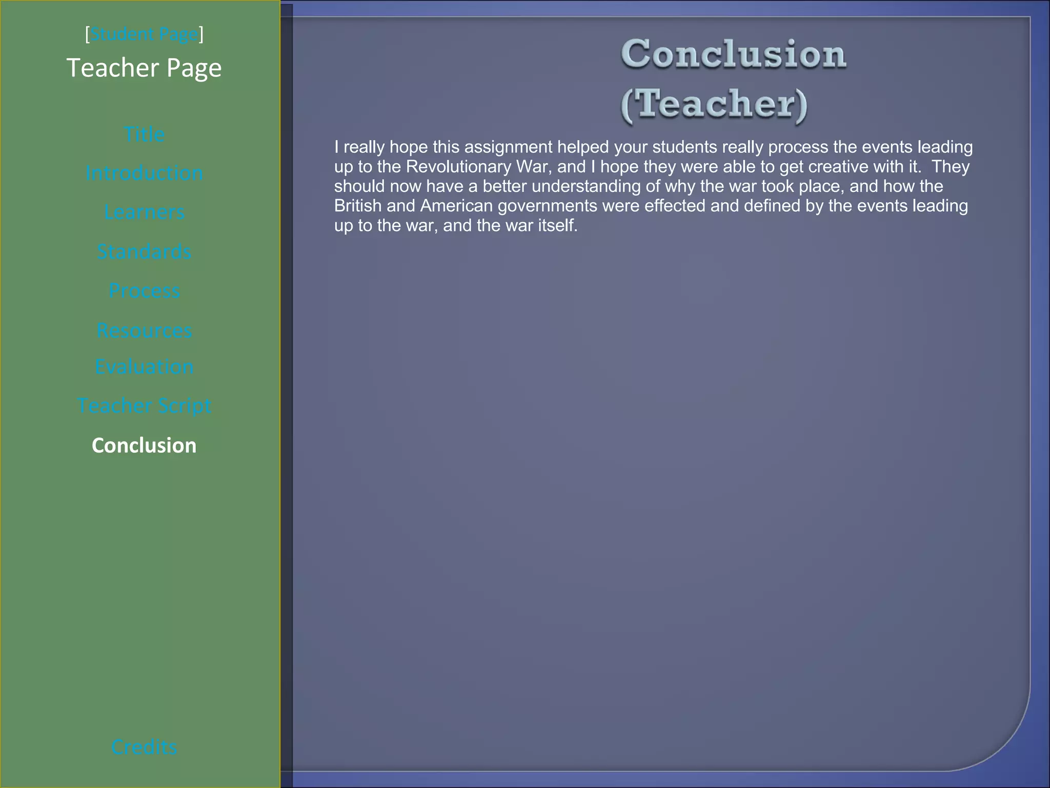 EDUC 331 Revolutionary War Webquest | PPT