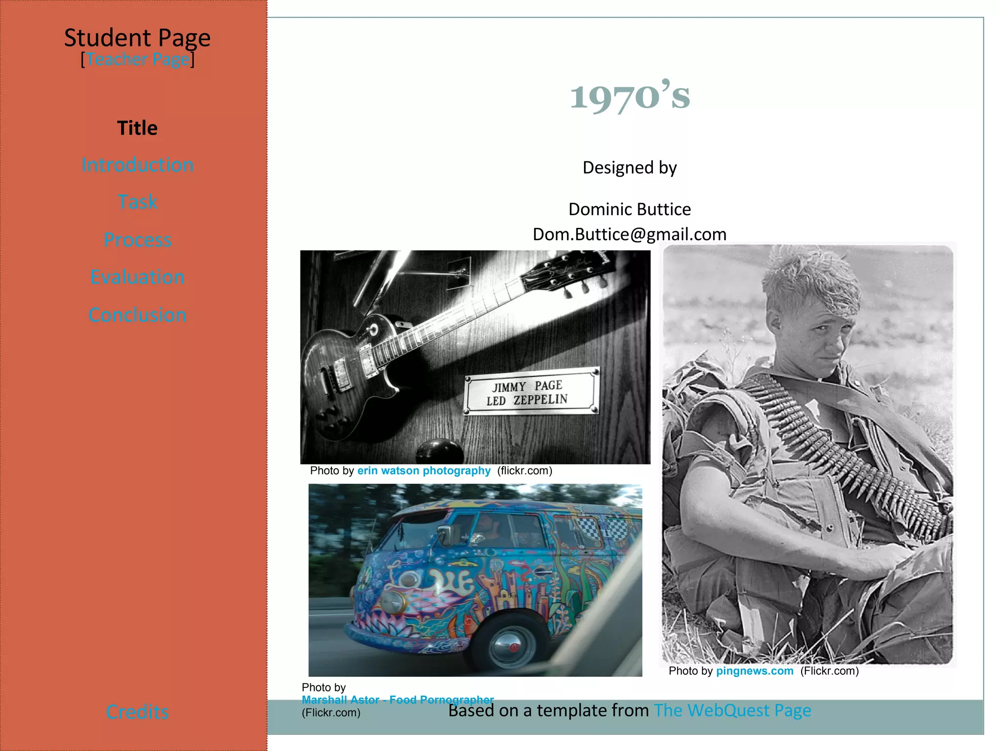 Webquest 1970's | PPT