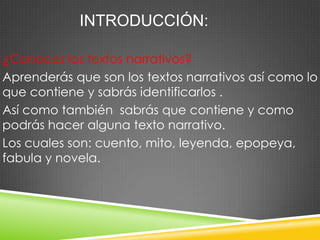 Webquest textos narrativos | PPTX