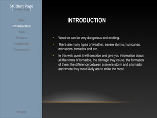 Webquest tornado powerpoint | PPT