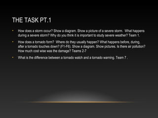 Webquest tornado powerpoint | PPT