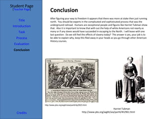 Webquest Underground Railroad[1] | PPT