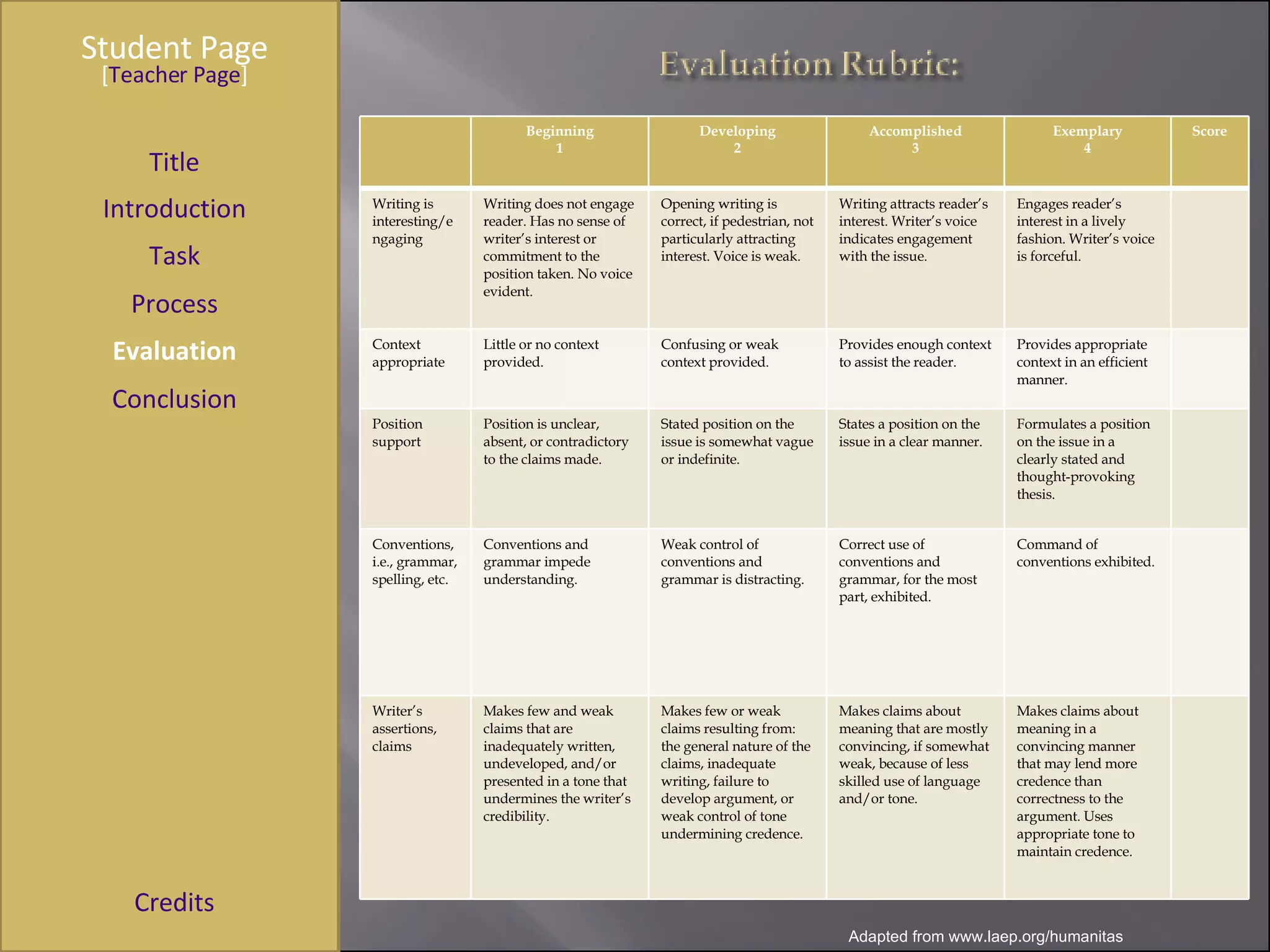 Walt Whitman WebQuest | PPT