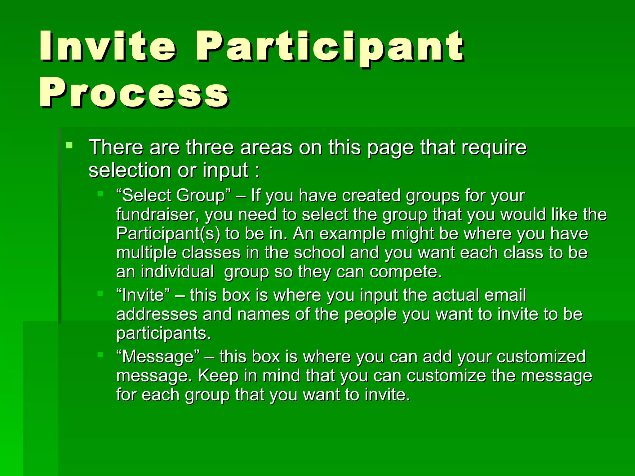 WebRaize.com - Invite Participants | PPT | Free download