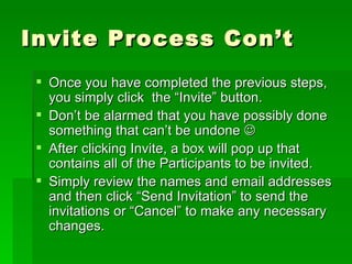 WebRaize.com - Invite Participants | PPT | Free download