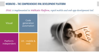 WebRatio - The Comprehensive IFML Development Platform | PDF