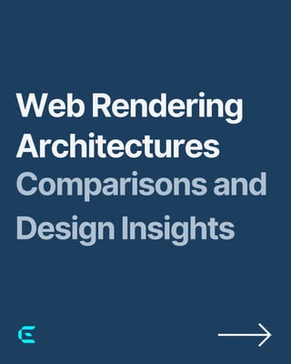 Web Rendering Architectures: a decision framework | PDF