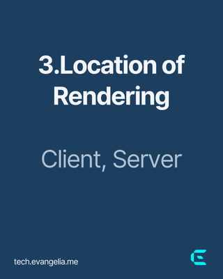Web Rendering Architectures: a decision framework | PDF