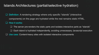 The evolution of Web Rendering Architectures | PPT