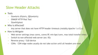 Web - Resource Exhaustion Attacks | PPTX